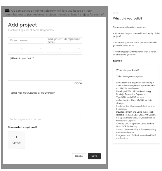 How do I Complete my Turing Profile?